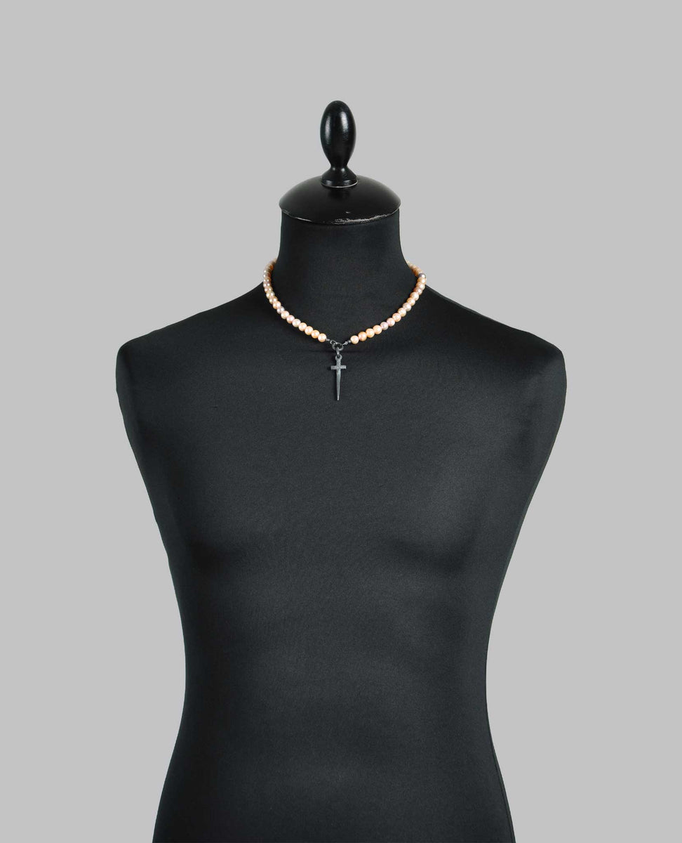 PINK PEARL DAGGER CHOKER – Allotment Store